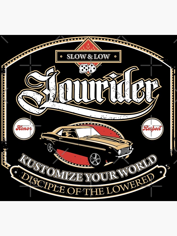 Póster «Slow and Low Rider Die Cast - Diseño de fundición» de atoyz ...