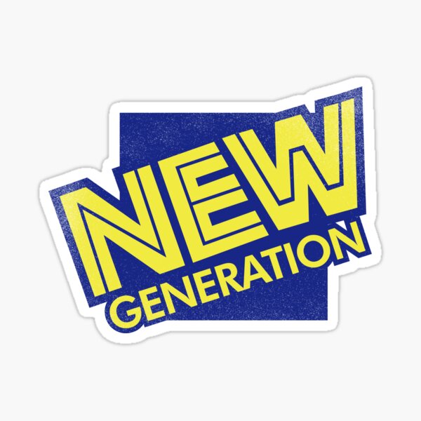 "New Generation" Sticker for Sale by DDTees | Redbubble