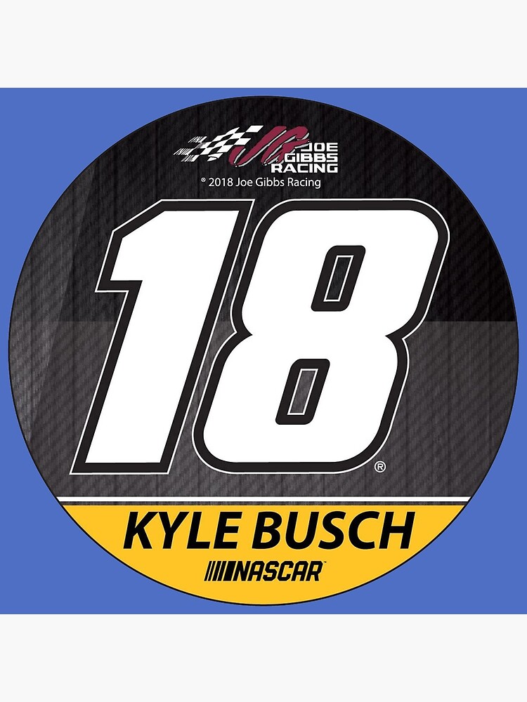 "18th Kyle Busch" Poster by ernestpopl | Redbubble
