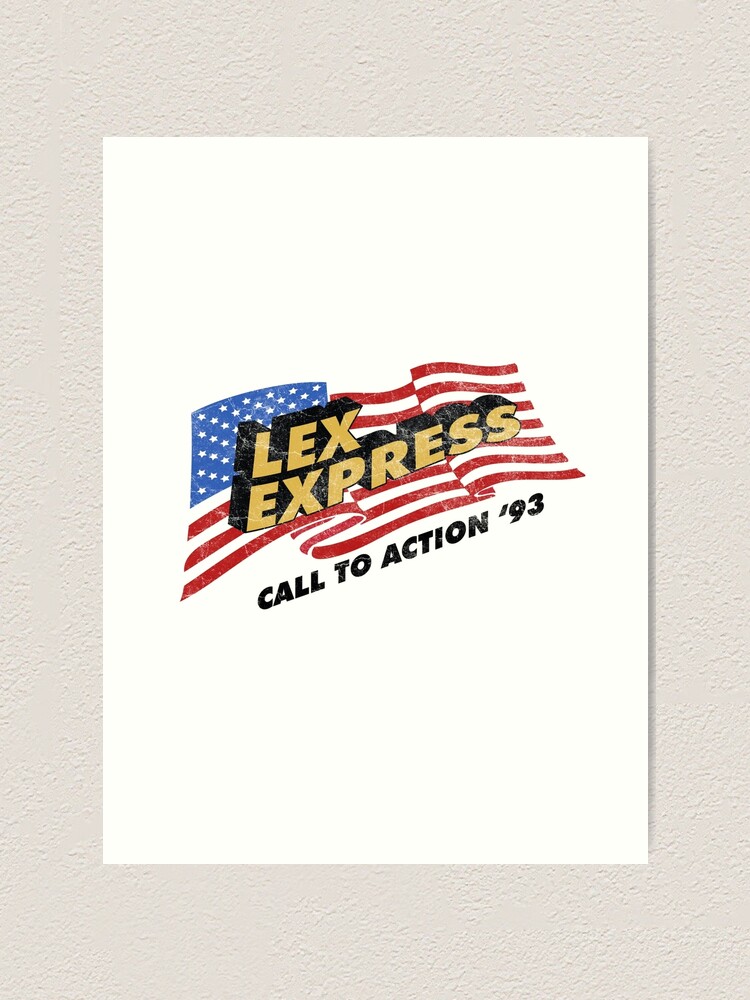 "Lex Express" Art Print by DDTees | Redbubble