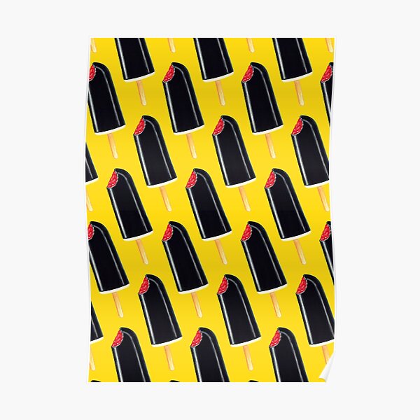"Dracula ice Lolly Pattern - Yellow" Poster by KellyGilleran | Redbubble