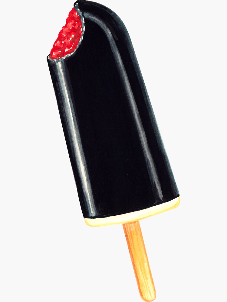 "Dracula Ice Lolly Pattern - Red" Sticker by KellyGilleran | Redbubble