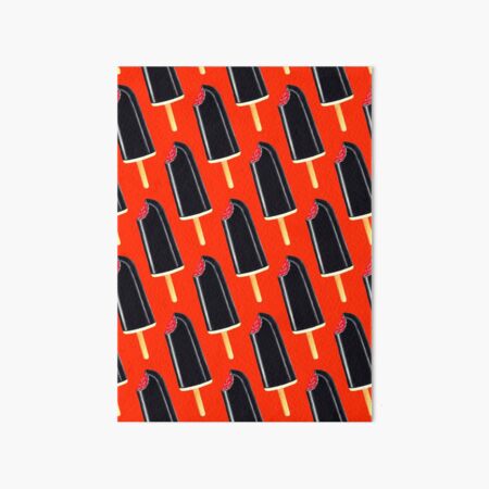"Dracula Ice Lolly Pattern - Red" Art Board Print for Sale by ...