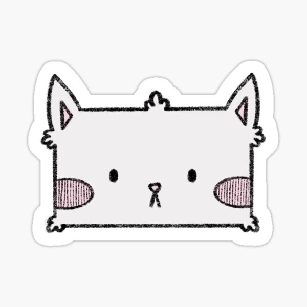 "Adam The Cat" Sticker for Sale by dxgiselle | Redbubble
