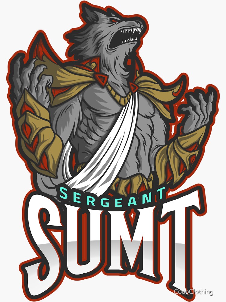 "THE PALACE GUARDS: SERGEANT SUMT " Sticker by CoopClothing | Redbubble