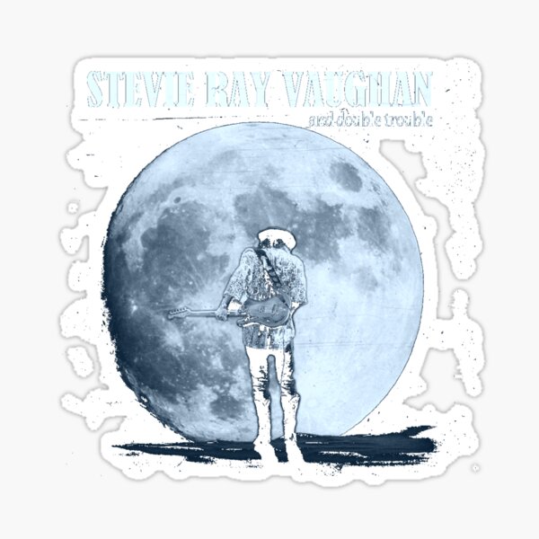 "STEVIE RAY VAUGHAN" Sticker for Sale by soxxshoip | Redbubble