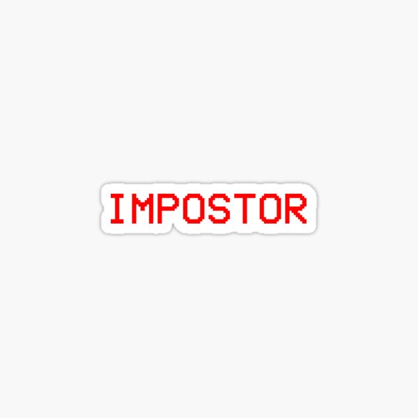 "Impostor among us" Sticker for Sale by shirstickers | Redbubble
