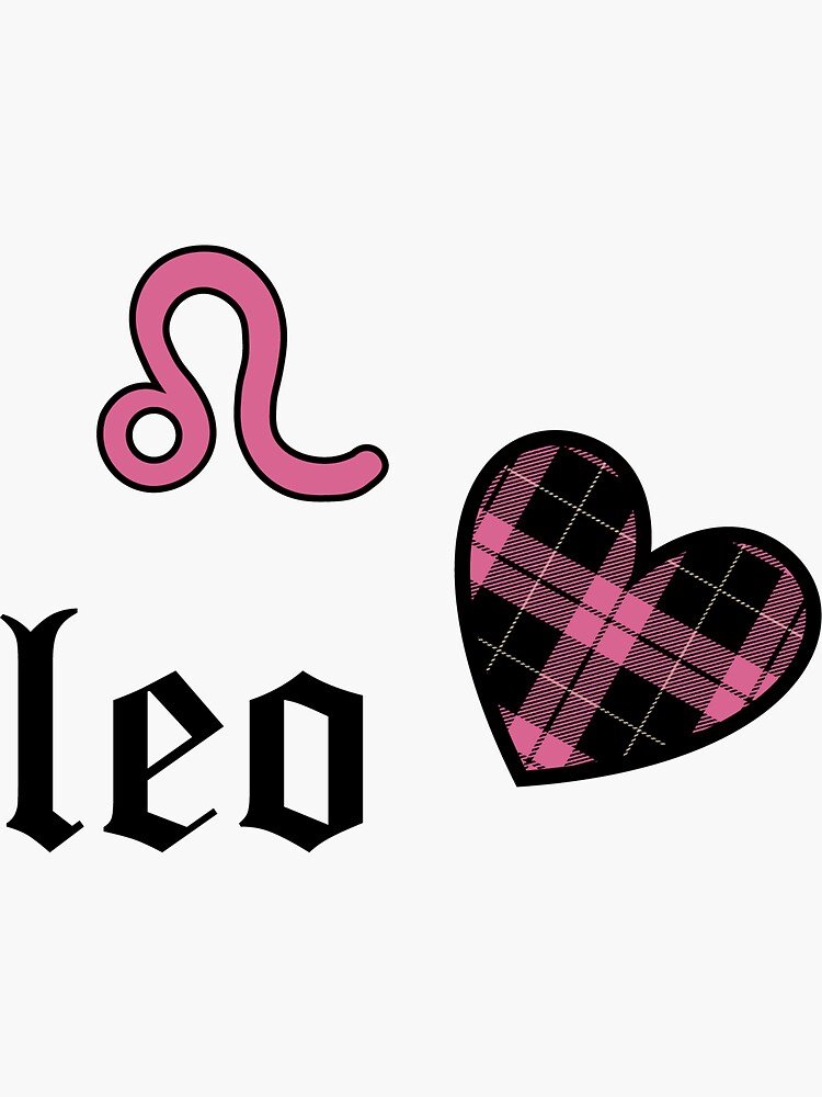 "Leo Gothic" Sticker for Sale by AstroCreative | Redbubble