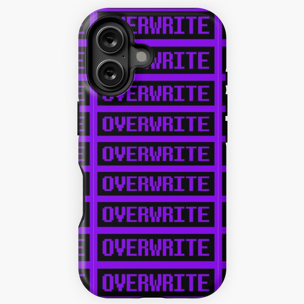 "Underverse Overwrite Button" Sticker for Sale by MidnightArk | Redbubble