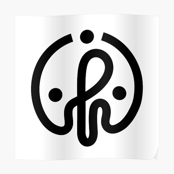 "bina logo" Poster by b1na | Redbubble