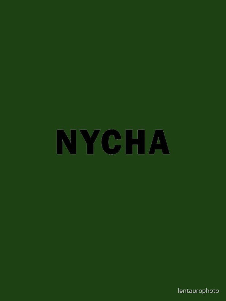 "NYCHA - New York CIty Housing Authority - Black Text" iPhone Case for ...