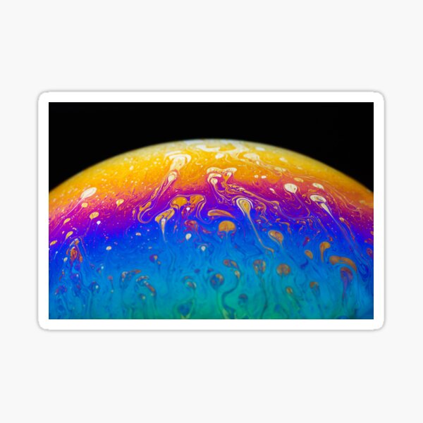 "Soap Bubble Close Up" Sticker by philippemx | Redbubble
