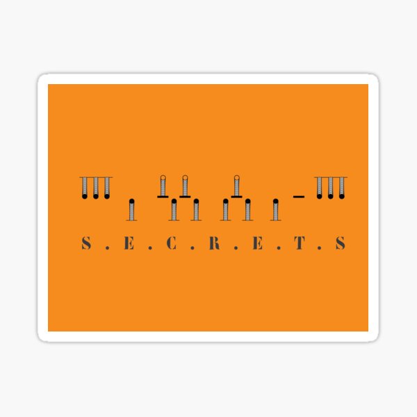 "Morse Code" Sticker for Sale by anivida | Redbubble