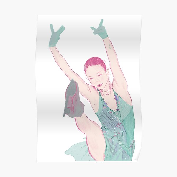"Alexandra Trusova sketch" Poster for Sale by notalejandra | Redbubble