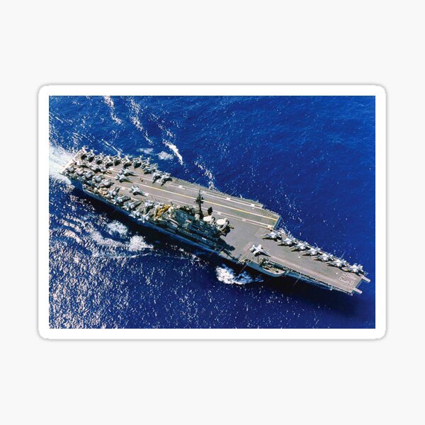 "USS CORAL SEA (CV-43) SHIP'S STORE" Sticker for Sale by militarygifts ...