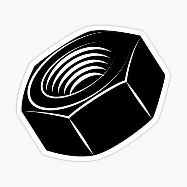 "NUTS AND BOLTS" Sticker for Sale by wasserberg | Redbubble