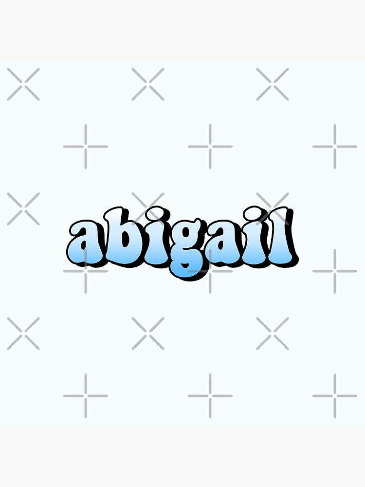 "aesthetic pastel blue gradient abigail name" Poster by STAR10008 ...