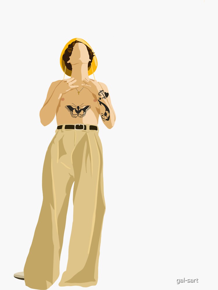 "harry styles golden" Sticker for Sale by gal-sart | Redbubble