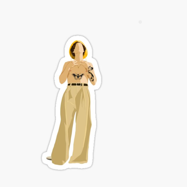 "harry styles golden" Sticker for Sale by gal-sart | Redbubble