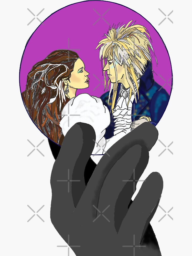 "Labyrinth Sarah and Jareth dancing scene" Sticker for Sale by ...