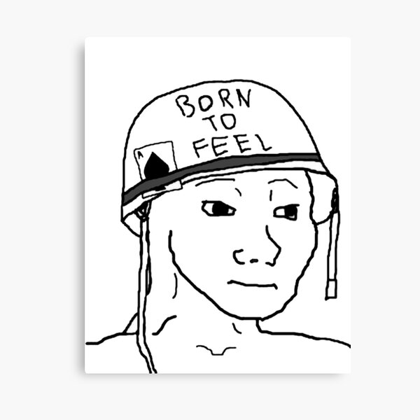 The Feels Guy Canvas Prints | Redbubble