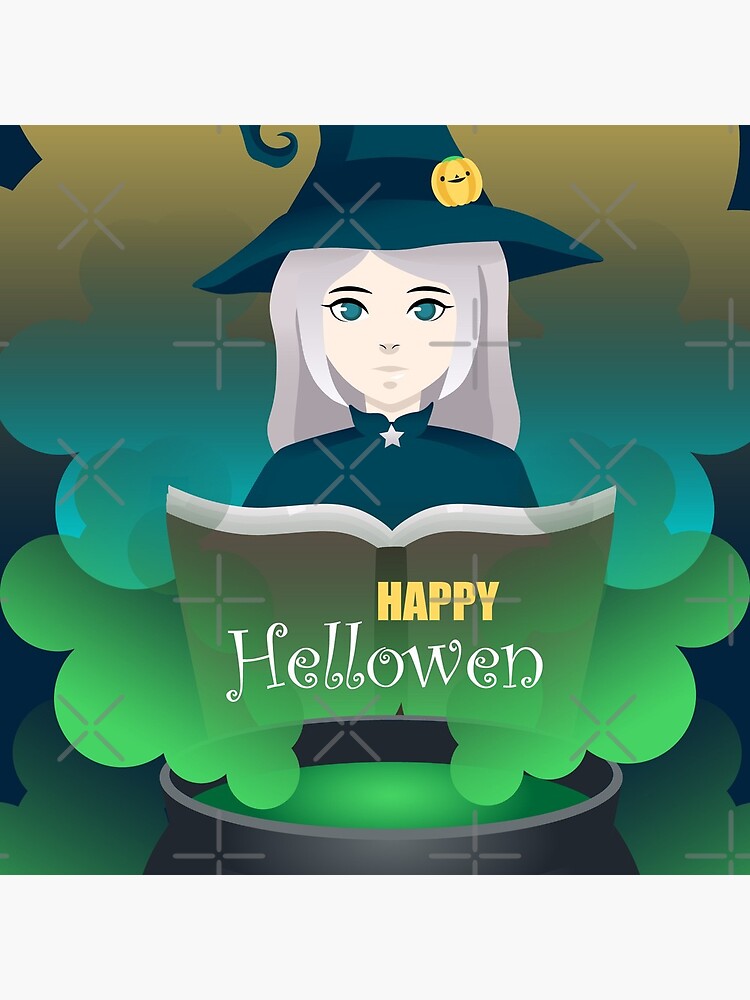 "Glückliche Halloween-Karte, glückliches Halloween-Plakat, Feiertags ...