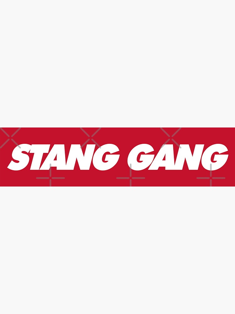 "Stang Gang, Mustang, Muscle Cars" Sticker for Sale by KYGSales | Redbubble