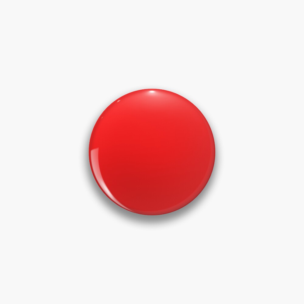 "Simple Red" Pin for Sale by ShopManea | Redbubble