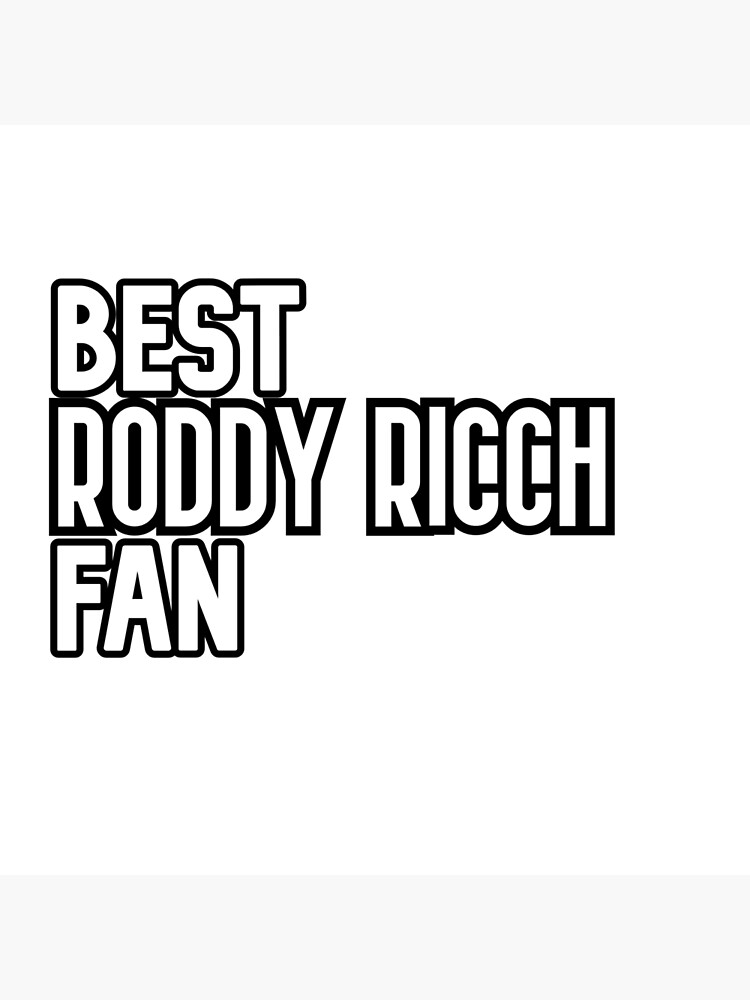 "Best ''RODDY RICCH'' Fan Design For -" Art Print by bosethegoat ...