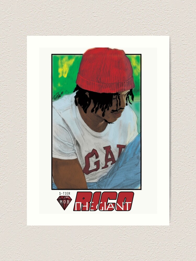 "Rico THE GIANT Portrait color" Art Print by bey716 | Redbubble
