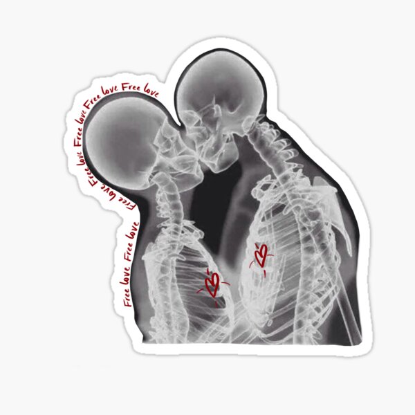 "X ray love" Sticker for Sale by FunARTCCC | Redbubble