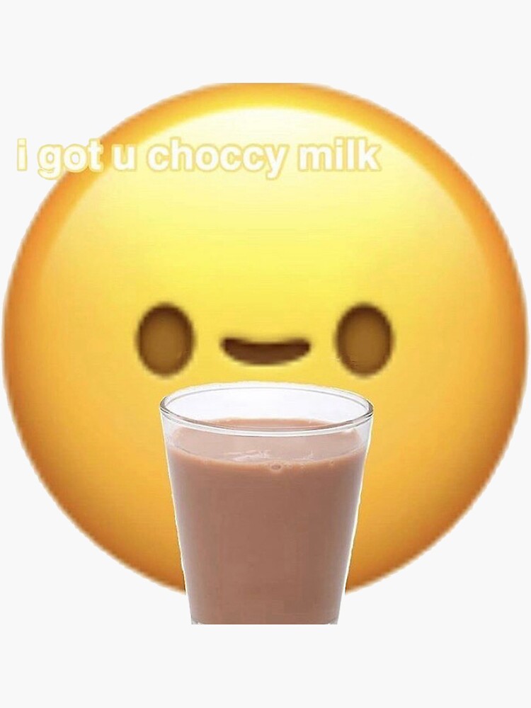 "Chocolate milk meme" Sticker for Sale by naklar | Redbubble