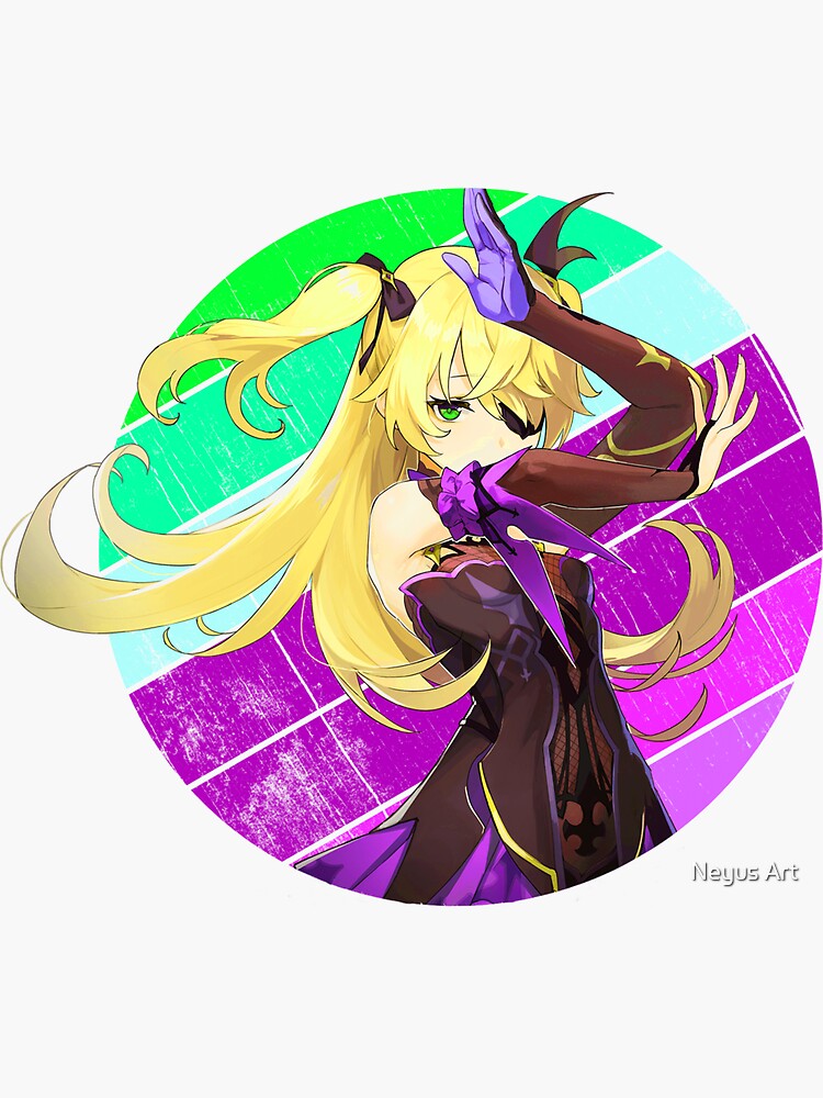 "Retro & Vintage Princess Fischl" Sticker for Sale by benjamintorres ...