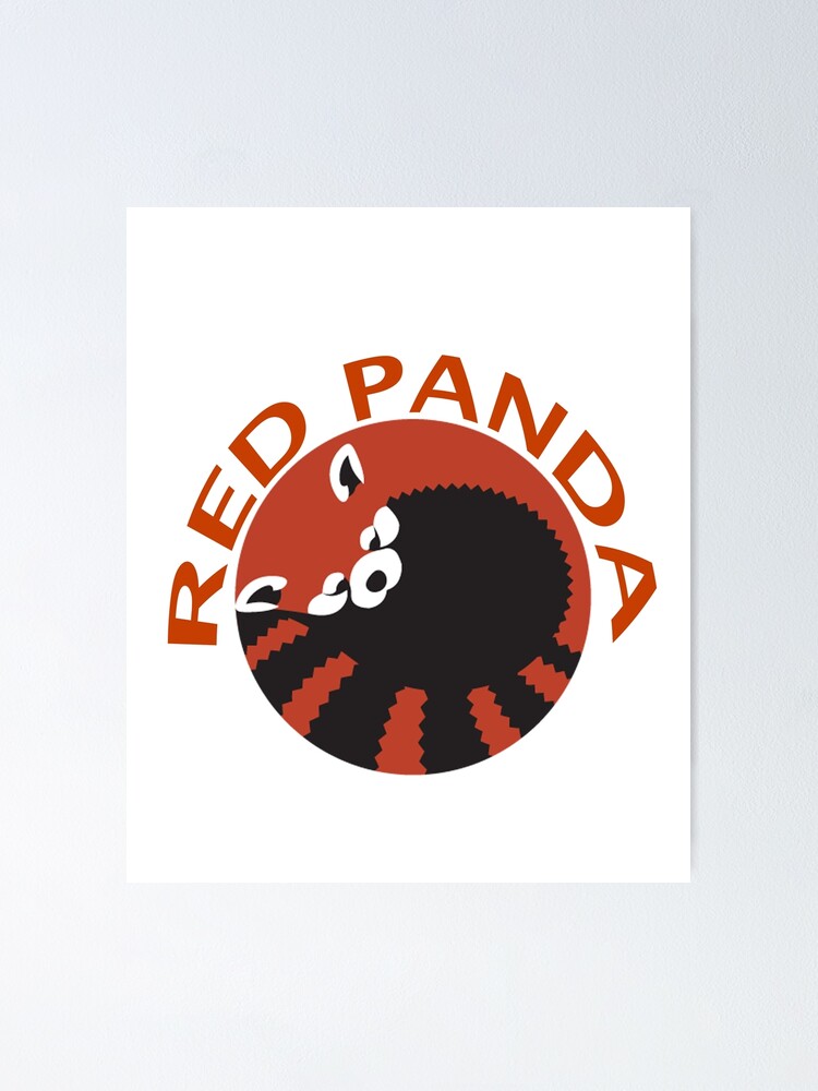 "Save The red panda" Poster by Mycrazydesign | Redbubble