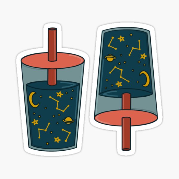 "Space Boba" Sticker for Sale by abbyleora | Redbubble