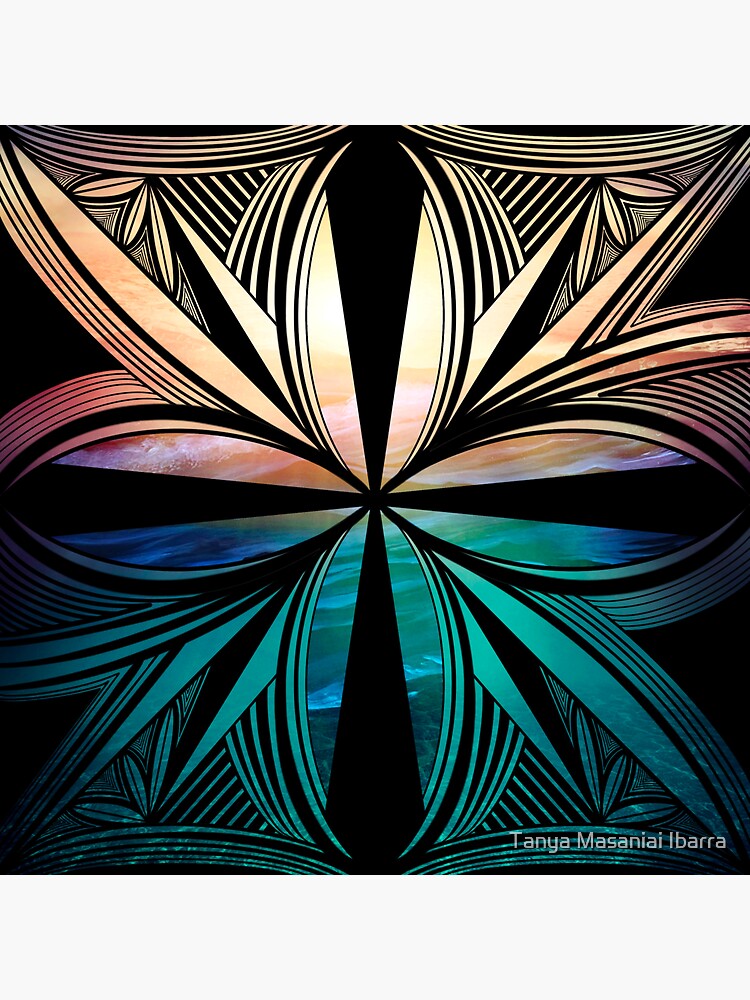 "Ocean Tapa" Sticker by Tibarra2000 | Redbubble