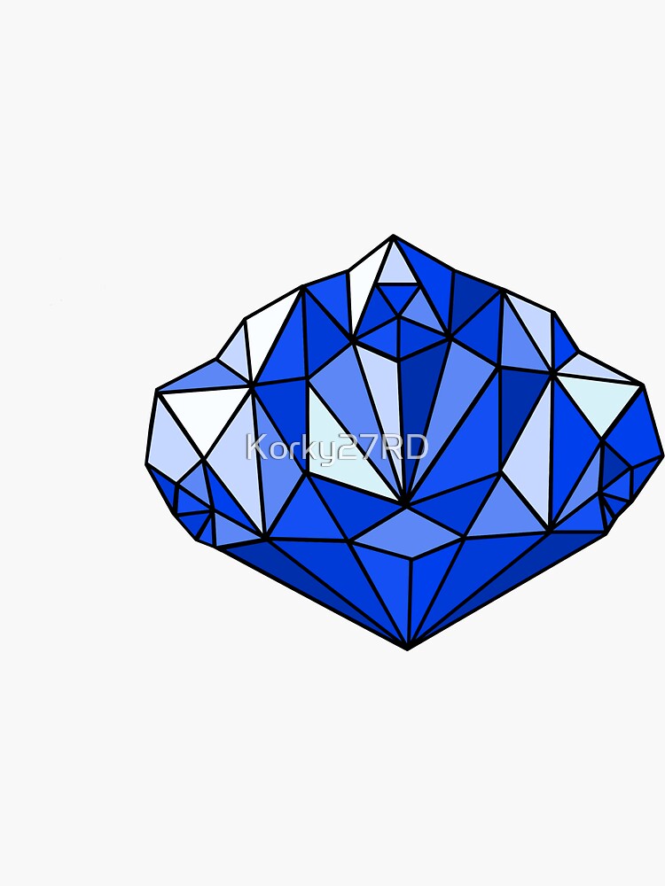 "Azure Diamond" Sticker by Korky27RD | Redbubble