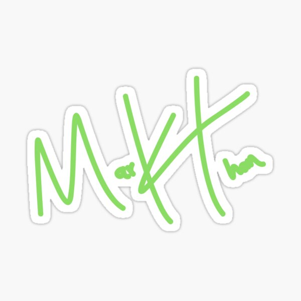 "GOT7 MARK SIGNATURE" Sticker by velvetmoonlab | Redbubble