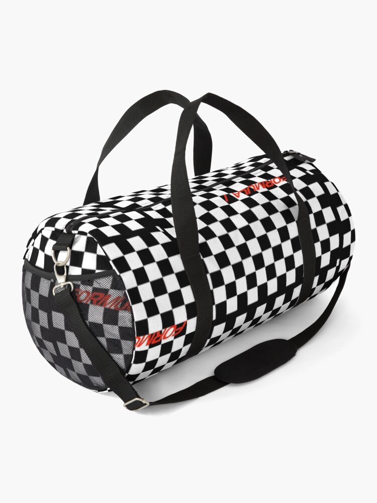 "F1 Checkered Flag" Duffle Bag by arievanderwyst | Redbubble