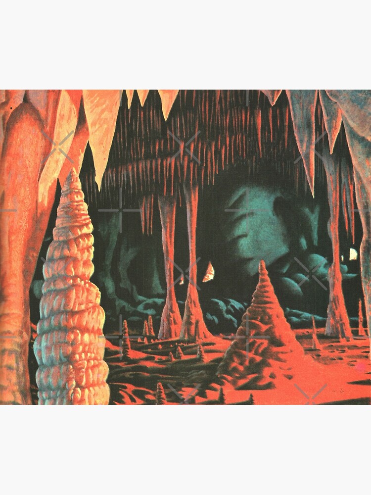 "Cave Exploring - Vintage Retro Illustration" Poster for Sale by ...