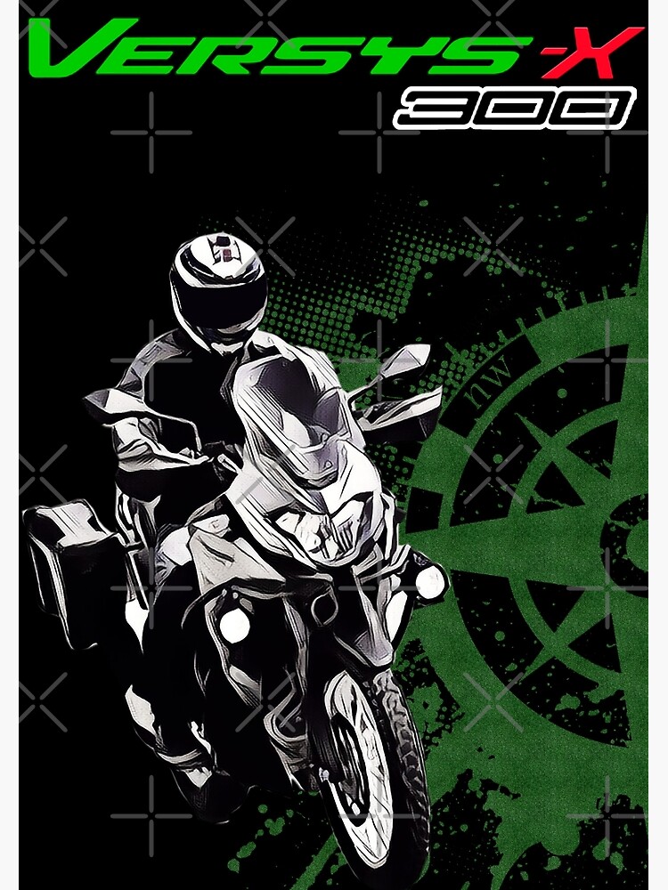 "Kawasaki Versys-X 300" Poster by Evomotoarte | Redbubble