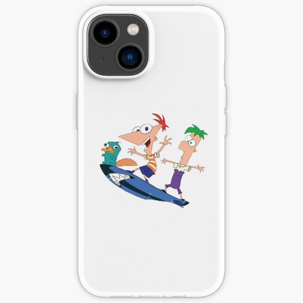 "Phineas and Ferb and Perry surfing " iPhone Case for Sale by opmahoney ...