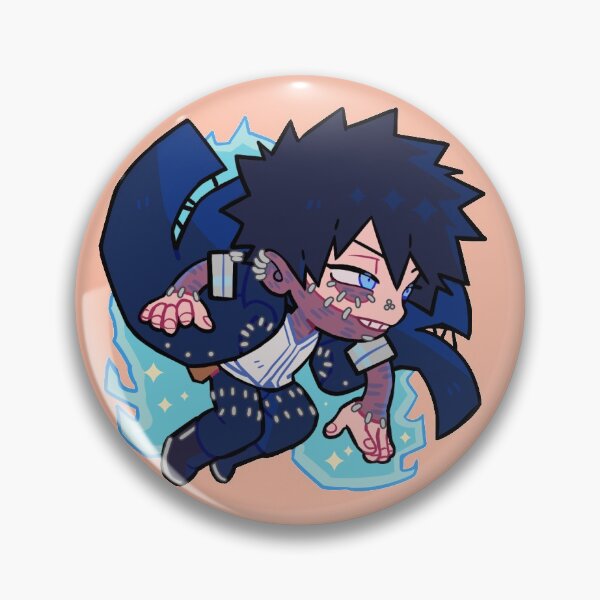 "Chibi battle (DABI)" Pin for Sale by falu | Redbubble