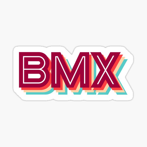 "BMX / Retro 1980s Bmx Bike" Sticker for Sale by ImageMonkey | Redbubble