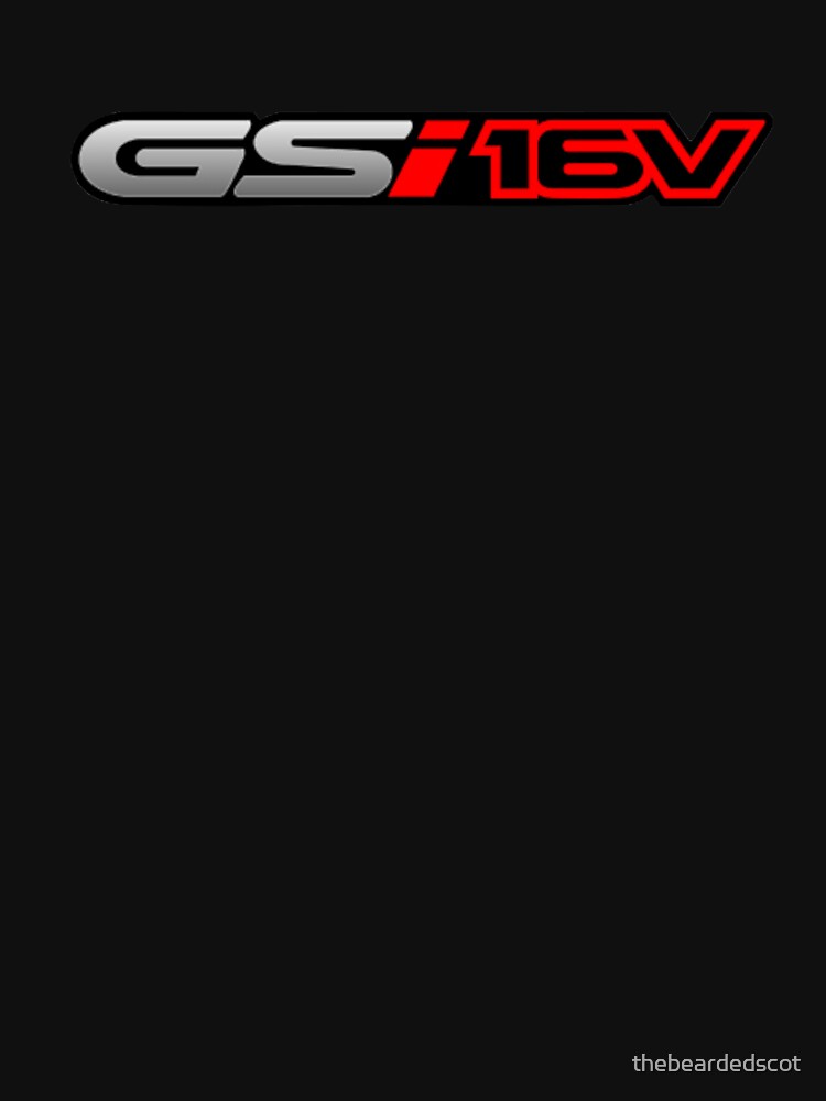 "Gsi 16v badge UK Opc" T-shirt for Sale by thebeardedscot | Redbubble ...