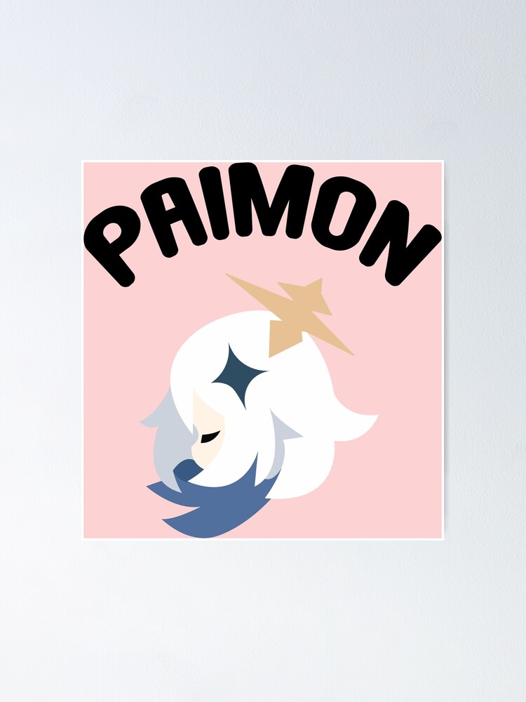 "Paimon Genshin Impact" Poster for Sale by Migi-Desu | Redbubble