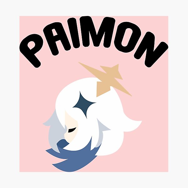 Lámina fotográfica «Paimon Genshin Impact» de Migi-Desu | Redbubble