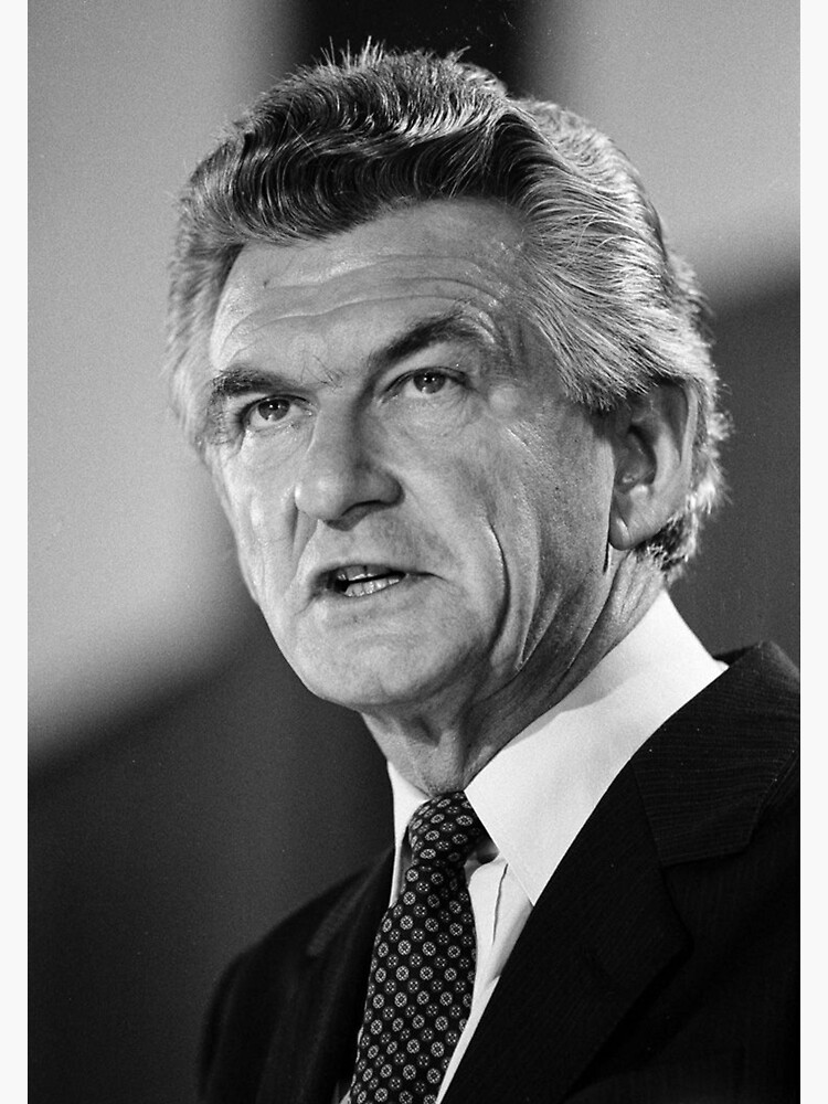 "bob hawke" Sticker for Sale by MickeyMitch | Redbubble