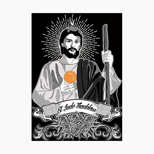 "ST. JUDE THADDEUS - Patron Saint of Impossible causes" Photographic Print by jonathancellona ...