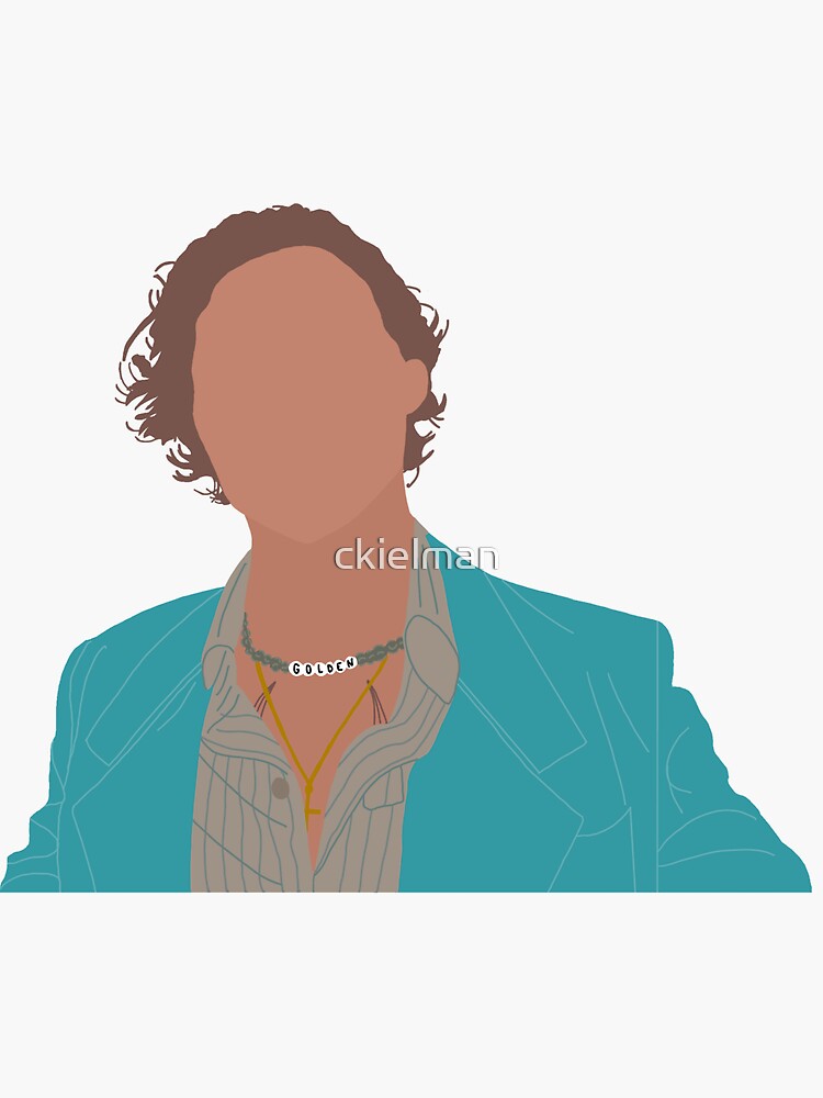 "harry styles golden mv " Sticker by ckielman | Redbubble
